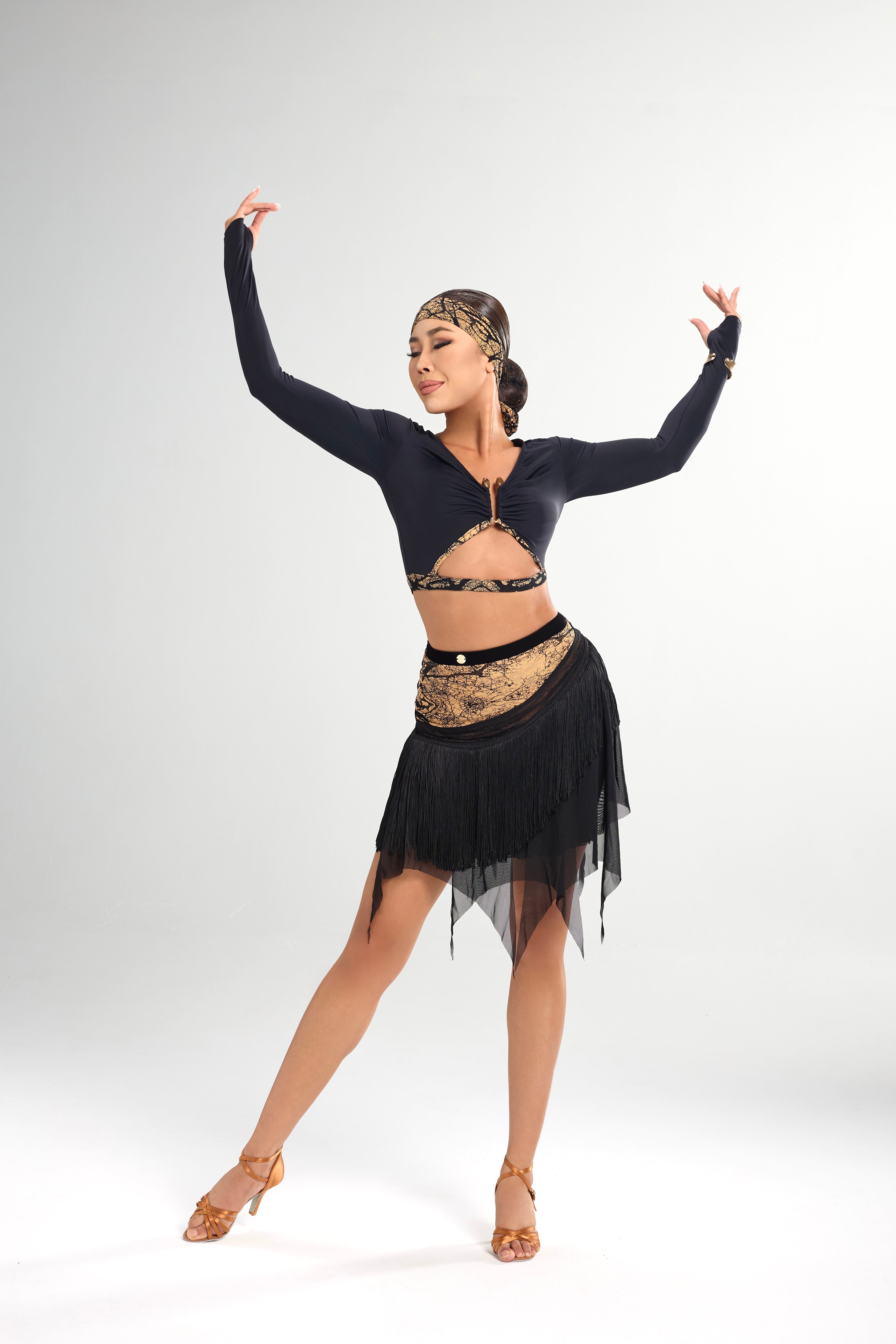 Amber vine design suit skirt – Sylvia Design